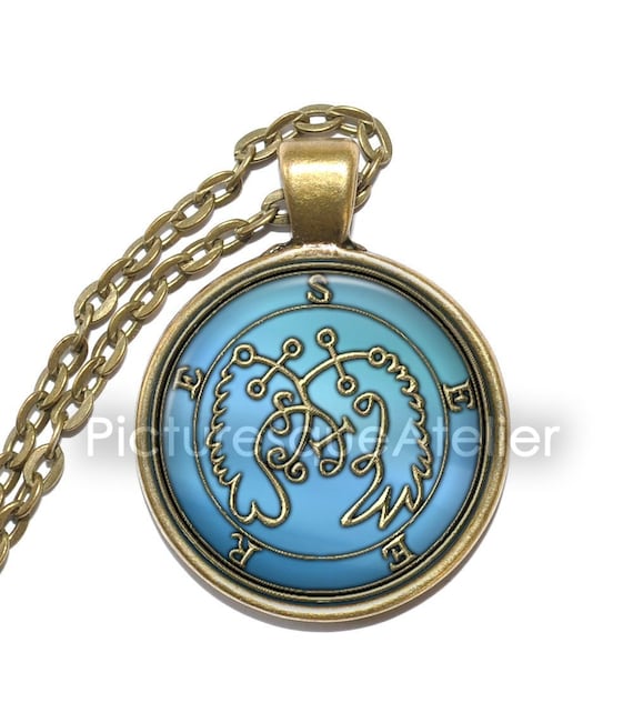 SEERE Necklace Sigil Demon of the Night Demon Prince Night | Etsy