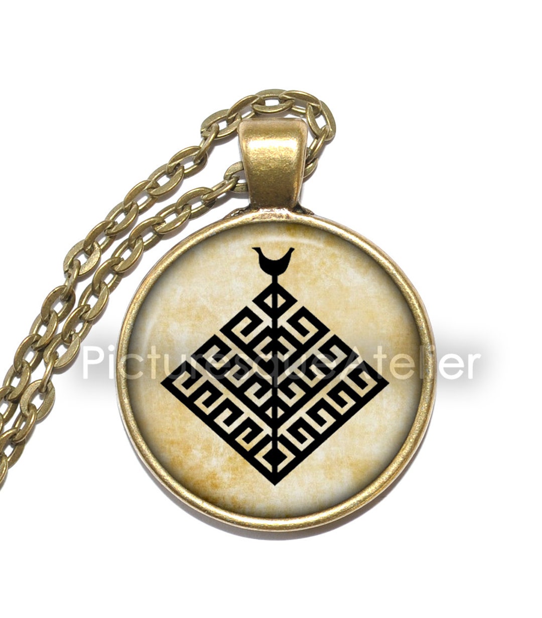 YGGDRASIL SYMBOL Necklace, Tree of Life, Norse, Asatru, Mythology ...