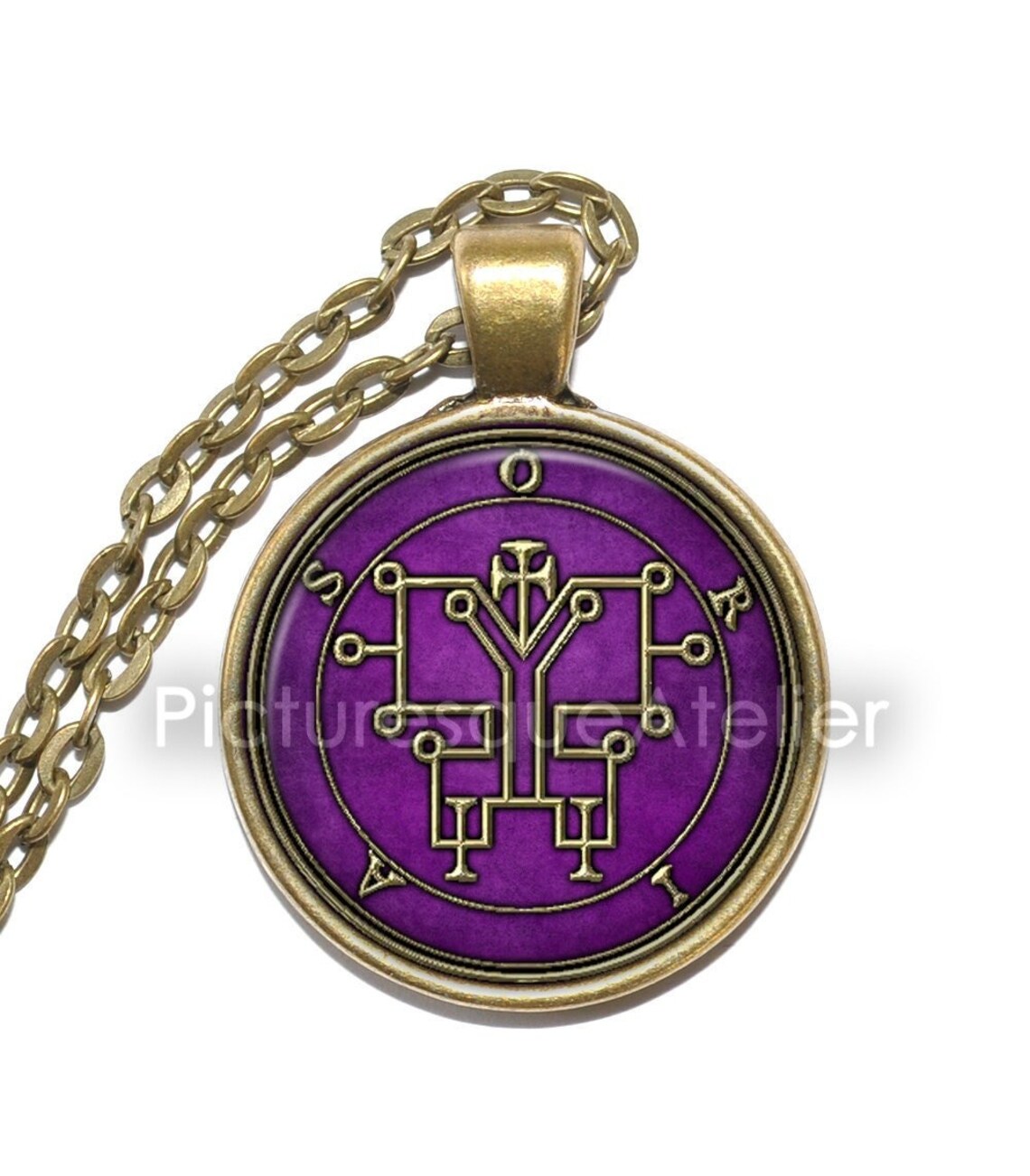 ORIAS Necklace, Sigil, Demon of the Night, Demon Marquis, Night Demon ...