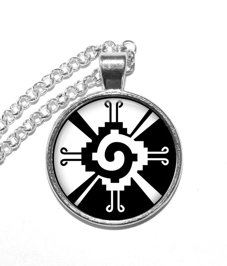 HUNAB KU Necklace Mayan Symbol Mythological Supreme God | Etsy