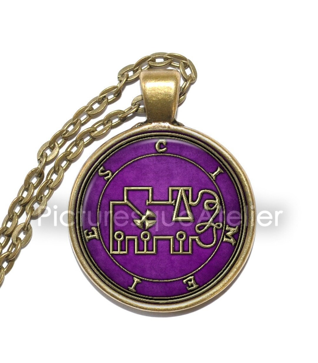 CIMEIES Necklace, Sigil, Demon of the Night, Demon Marquis, Night Demon ...