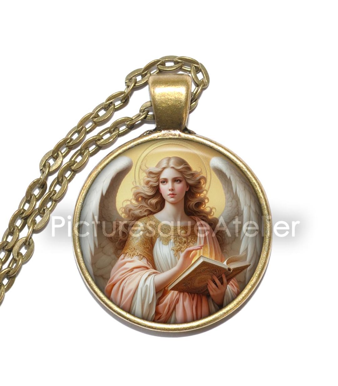 ARCHANGEL JOPHIEL Necklace/keyring, Angel of Wisdom, Angel of ...