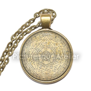 SEAL OF GOD Necklace/keyring, Symbol, Sigillum Dei, Signum Dei Vivi ...