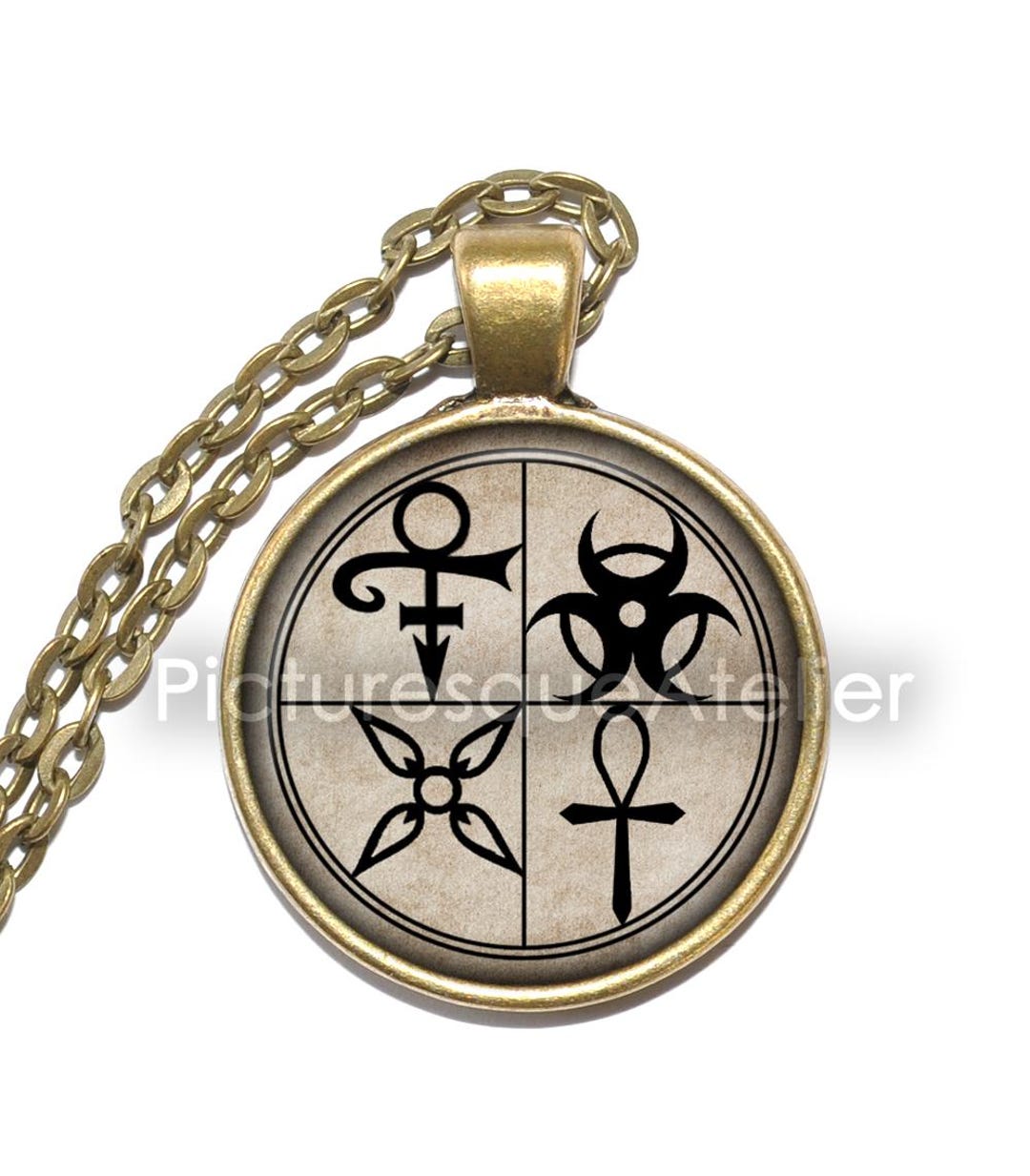 FOUR HORSEMEN of the APOCALYPSE Necklace, War, Pestilence, Famine ...