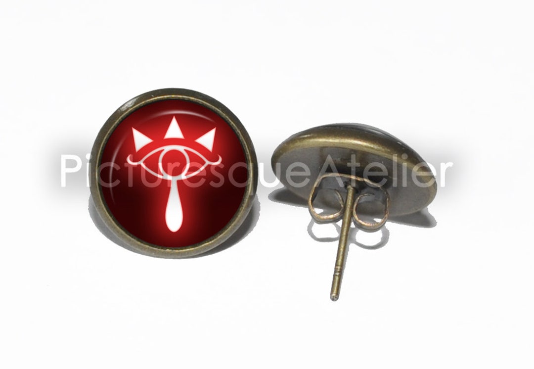 SHEIKAH Stud Earrings, Crest, Symbol, Breath of the Wild, Legend of ...
