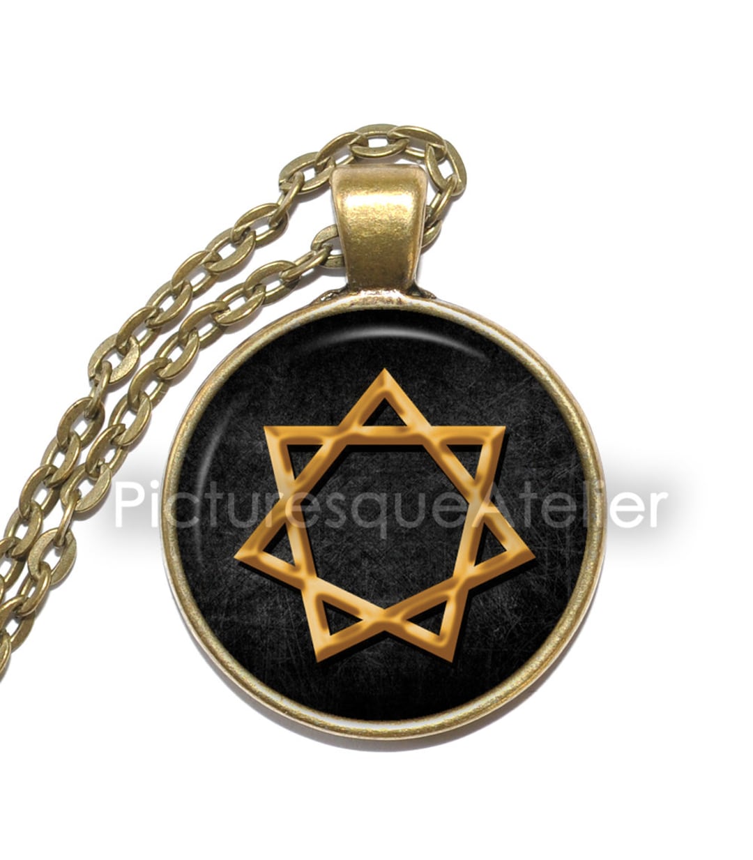 STAR OF BABALON Necklace, Thelema, Occult, Symbol, Goddess Babalon ...