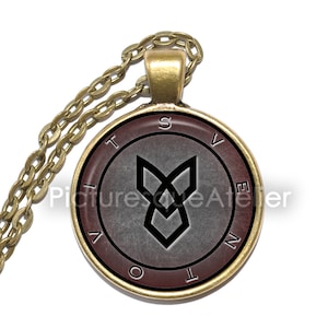 SVENTOVIT SYMBOL Necklace, God of War, God of Abundance, Four-headed ...