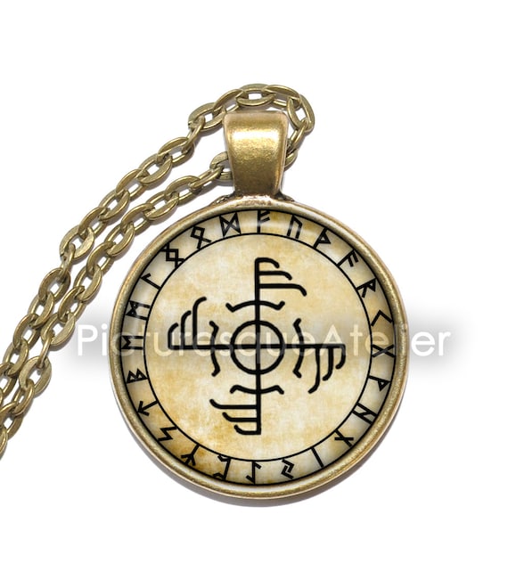 GINFAXI Necklace Victory Icelandic Magical Staves Vikings | Etsy