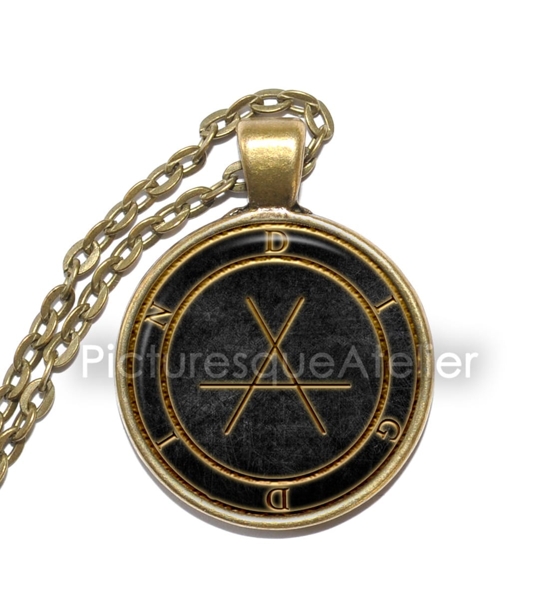 DIGDIN Necklace, Summoning Sigil, Demon, the Disordered, Art Pendant ...