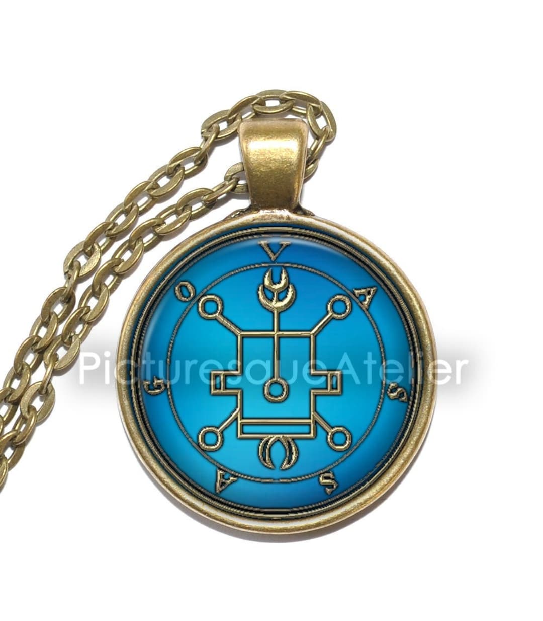 VASSAGO Necklace, Sigil, Demon Prince, Day Demon, Goetia, Goetic Demon ...
