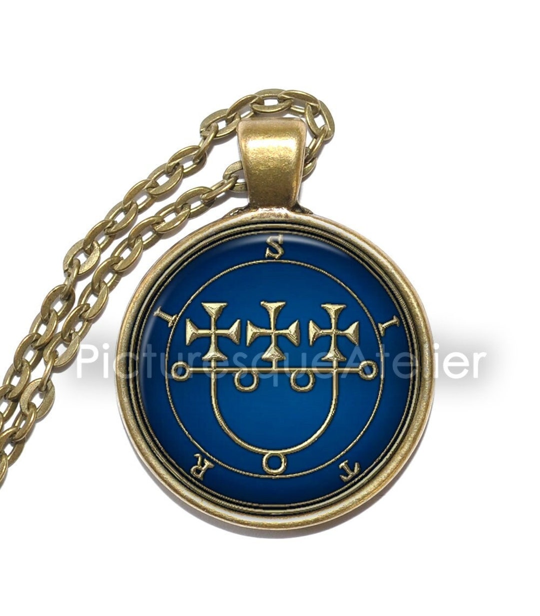 SITRI Necklace, Sigil, Demon Prince, Day Demon, Goetia, Goetic Demon ...