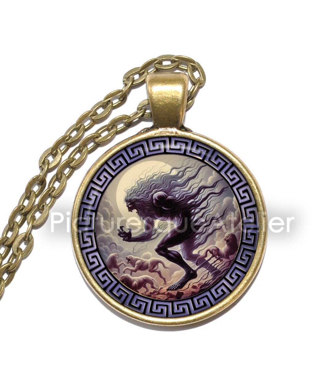 PHOBETOR Necklace/keyring, God of Dreams, Frightener, Nightmares, Son ...