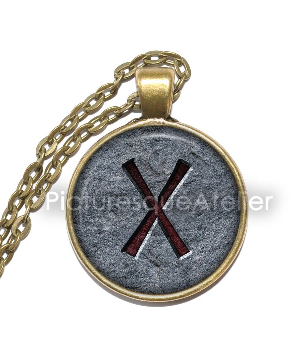 GEBO RUNE Necklace, Exchange, Sacrifice, Generosity, Viking Necklace ...