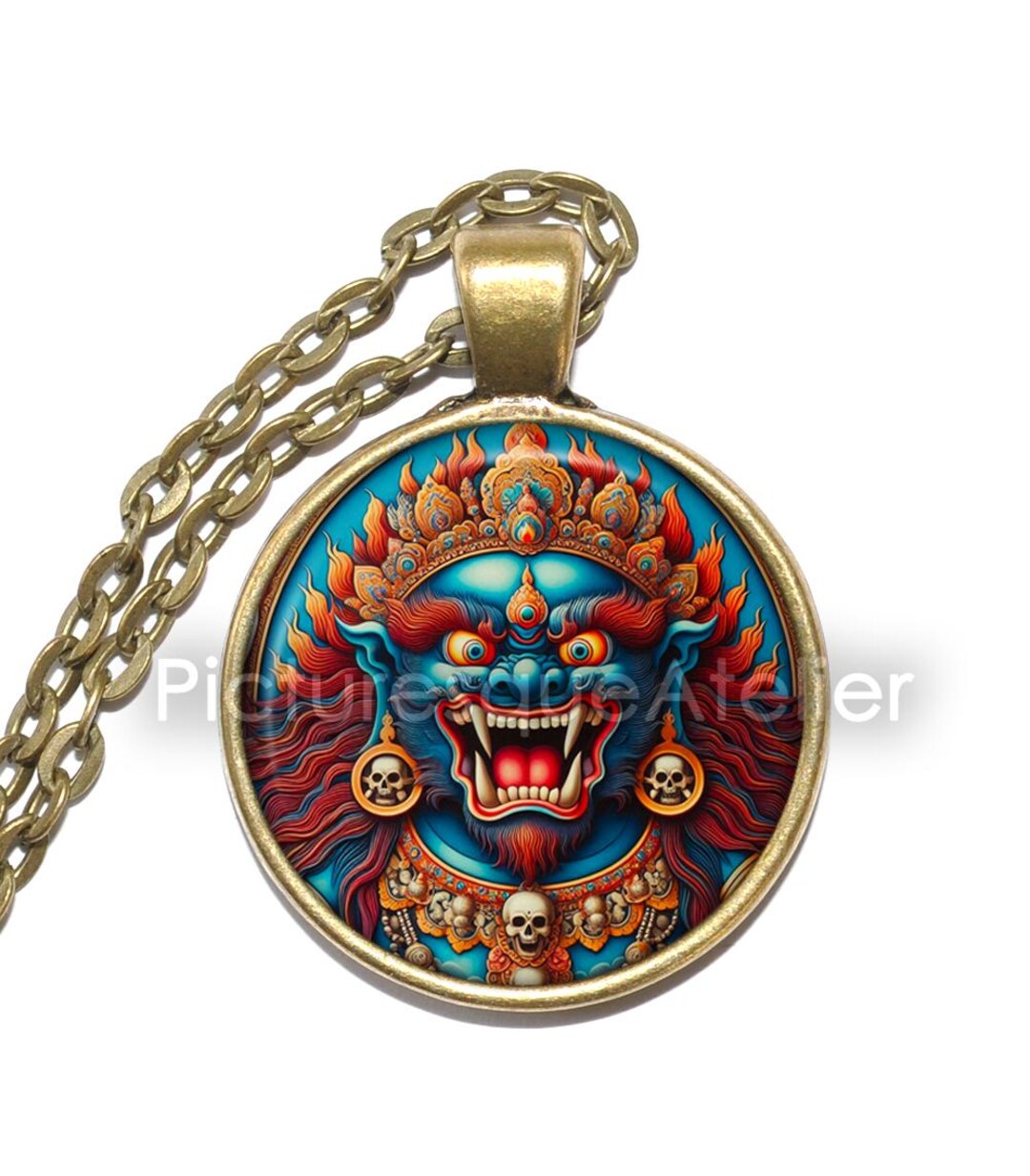 SIMHAMUKHA Necklace/keyring, Dakini, Protector, Emanation of ...