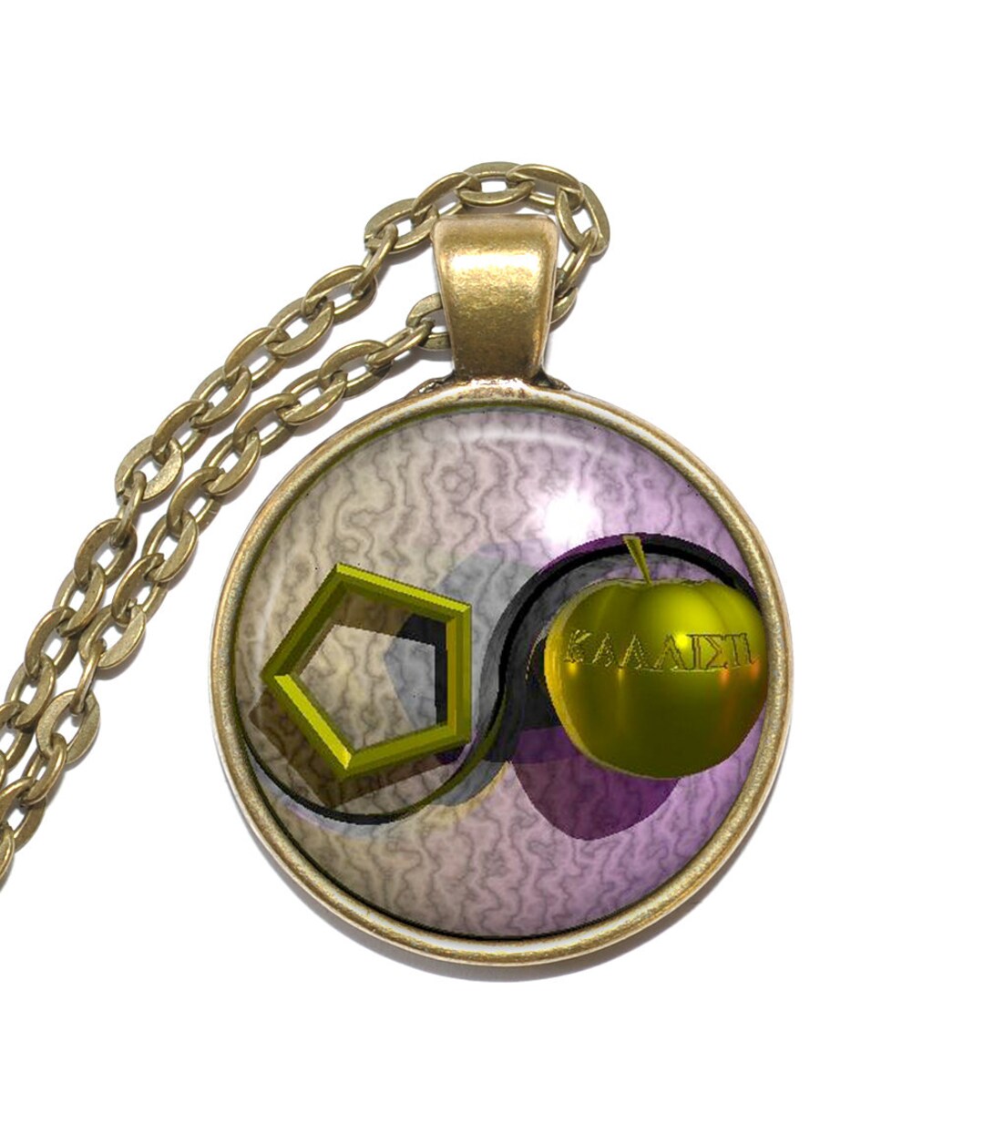SACRED CHAO Necklace, Symbol, Discordianism, Hodge and Podge, Universe ...