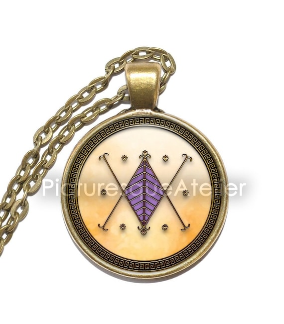 AYIZAN Necklace Voodoo Veve Loa Vodun Mambo Priestess - Etsy