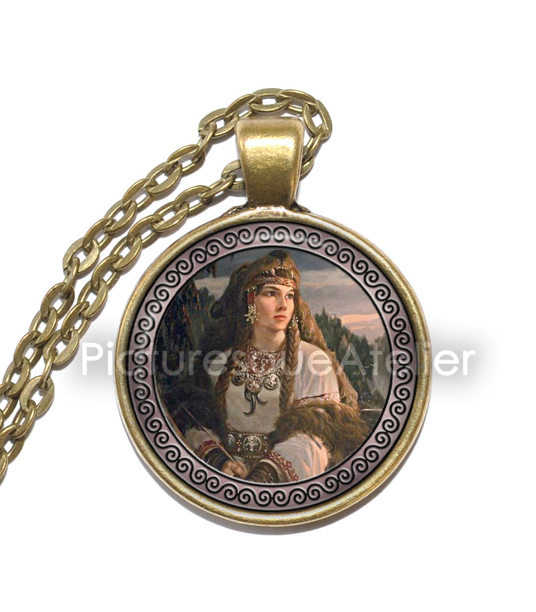 ANDRASTE Necklace, Celtic, Goddess of War, Goddess of Victory, Goddess ...