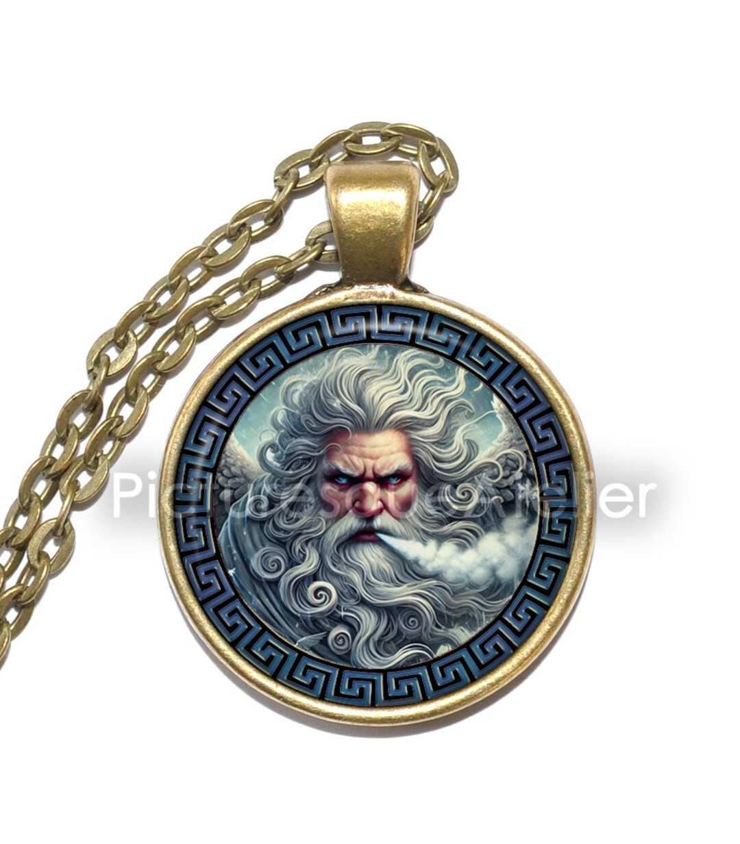 BOREAS Necklace/keyring, God of the North Wind, God of Winter, Anemoi ...