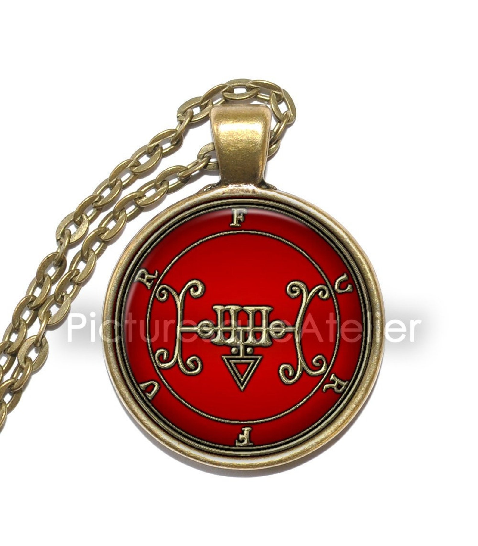 FURFUR Necklace, Sigil, Demon Earl, Day Demon, Goetia, Goetic Demon ...