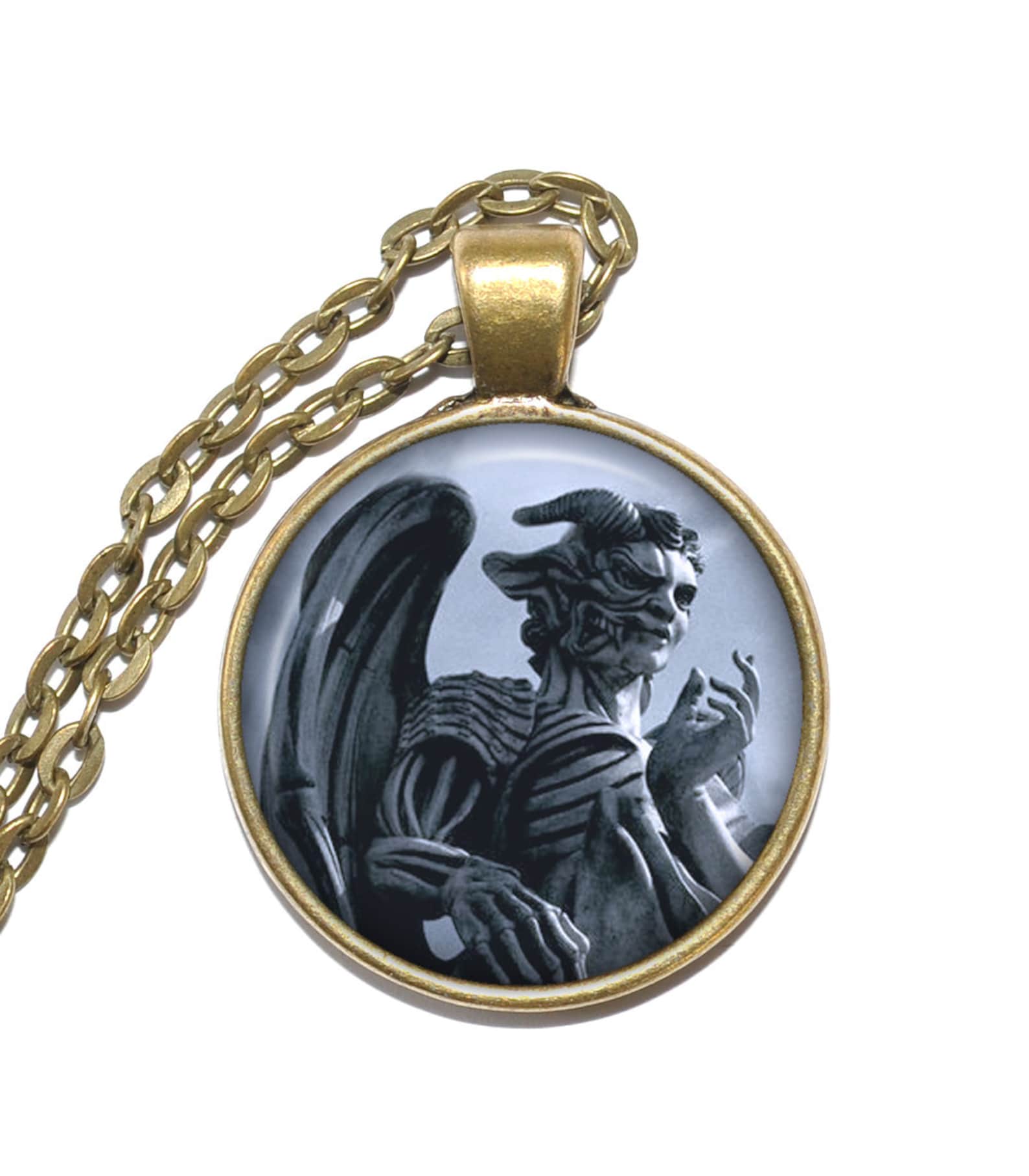 ABEZETHIBOU Necklace Fallen Angel Demon Hell African - Etsy