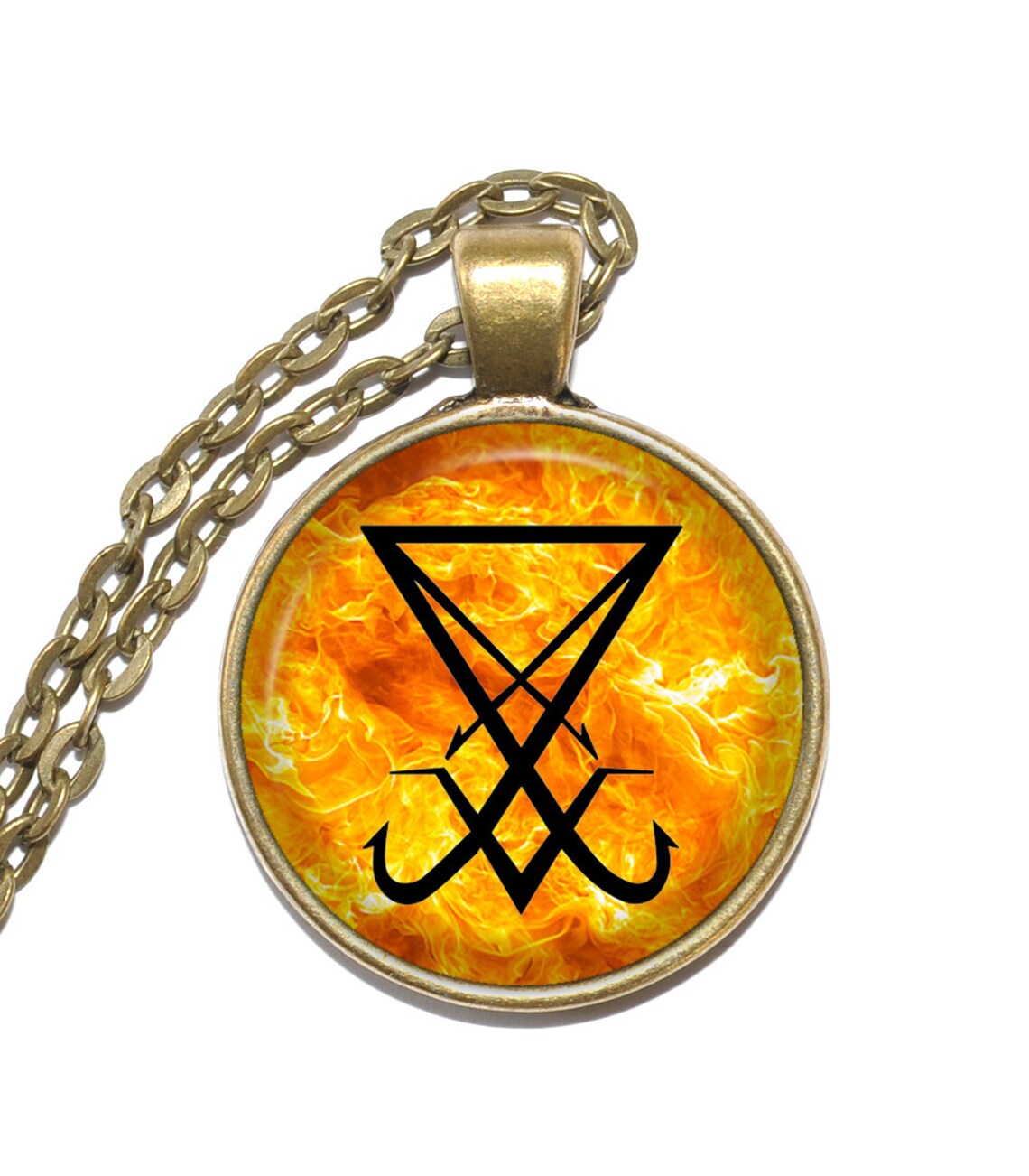 LUCIFER Necklace Sigil Fallen Angel High Prince Prince of - Etsy