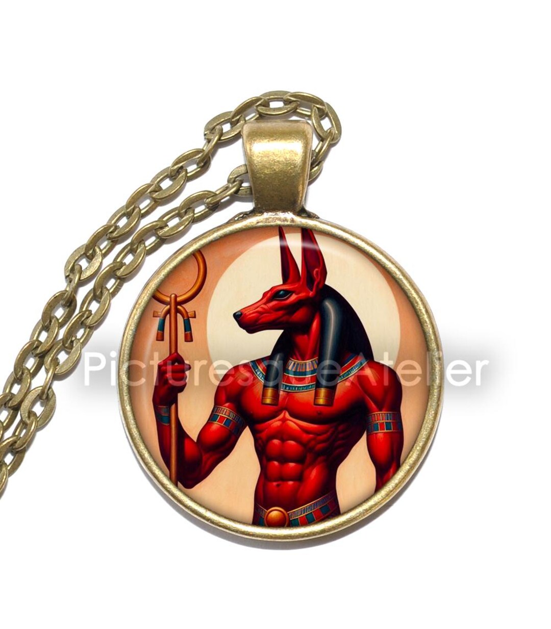 SETH Necklace/keyring, God of Chaos, God of Storms, God of Deserts, God ...