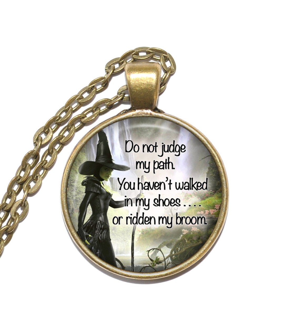 WICCAN Necklace/keyring, Funny Witchy, Pagan Humor, Magic Jewelry ...