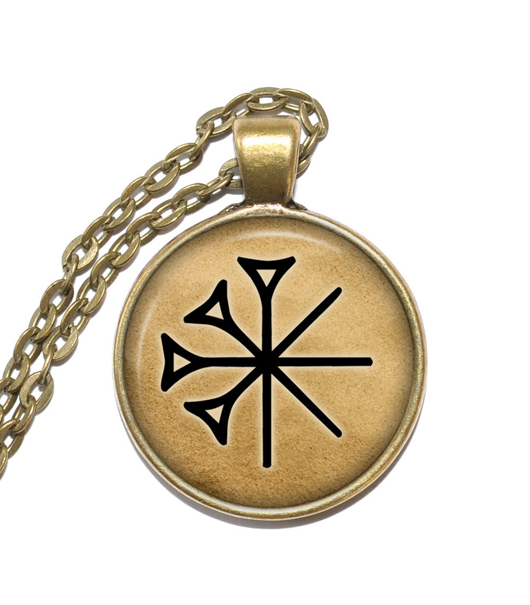 ANU SYMBOL Necklace, Sky Father, King of the Gods, Supreme God, Lord of ...