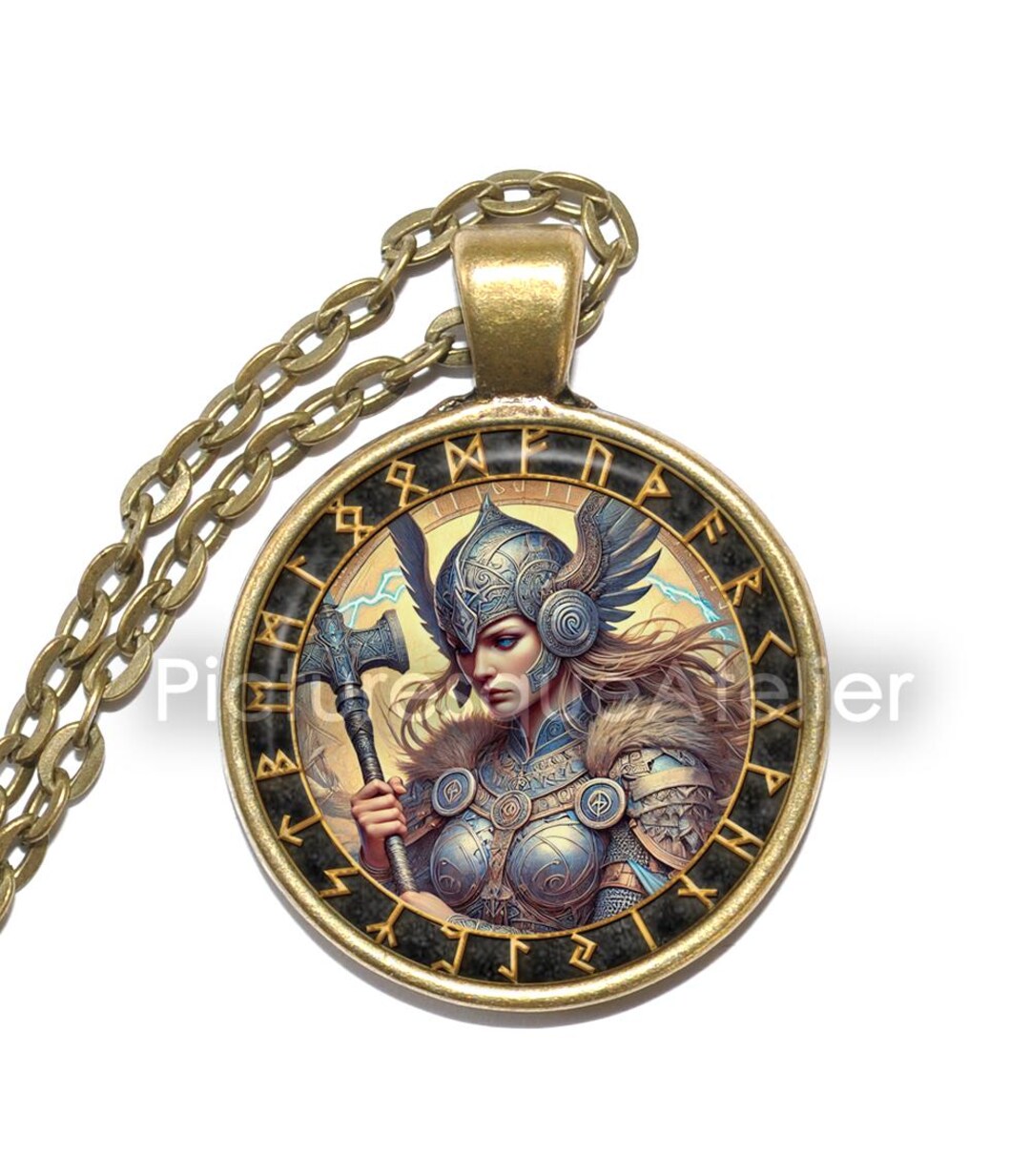 RÓTA Necklace/keyring, Norse, Valkyrie, Shape-shifting, Odin’s Servant ...