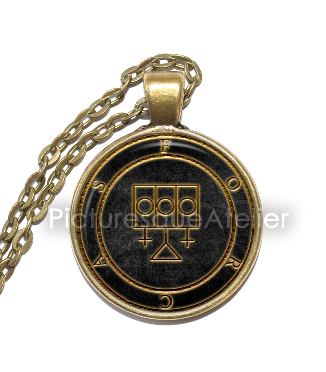 FORCAS Necklace, Summoning Sigil, Demon, Teacher of Logics and the ...
