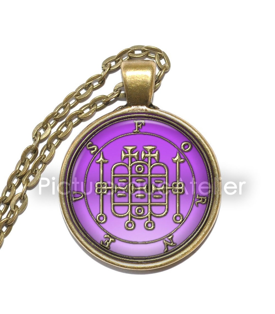 FORNEUS Necklace, Sigil, Demon Marquis, Day Demon, Goetia, Goetic Demon ...