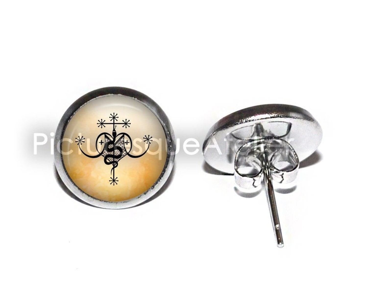MARIE LAVEAU Stud Earrings, Voodoo, Practitioner, Midwife, Herbalist ...