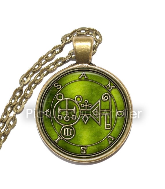 AMDUSIAS Necklace Sigil Demon of the Night Demon Duke - Etsy UK