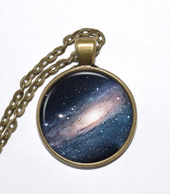 ANDROMEDA GALAXY Necklace Andromeda Constellation Spiral | Etsy