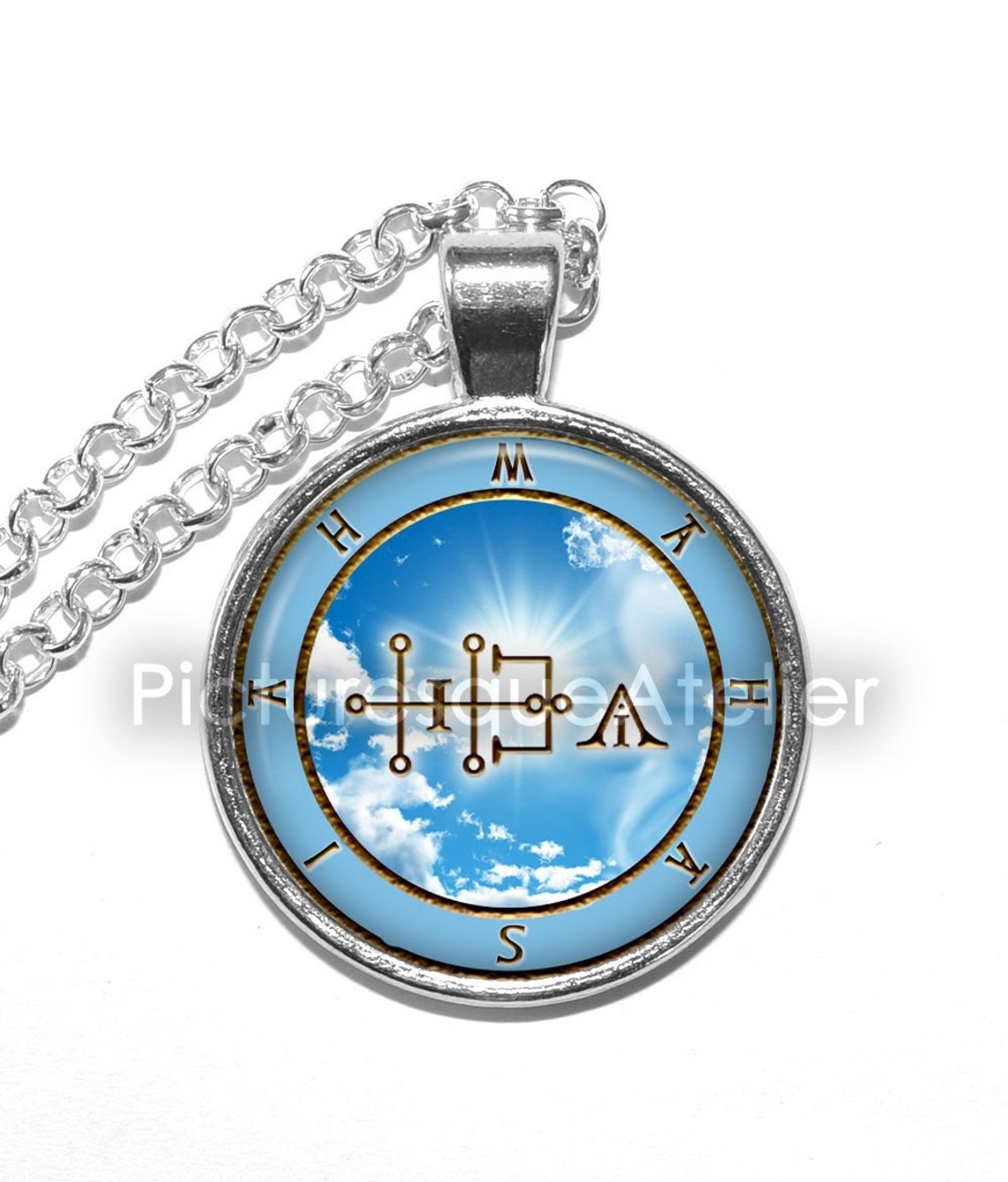 ANGEL MAHASIAH SEAL Necklace/keyring, Guardian Angel, April 10 - 14 ...