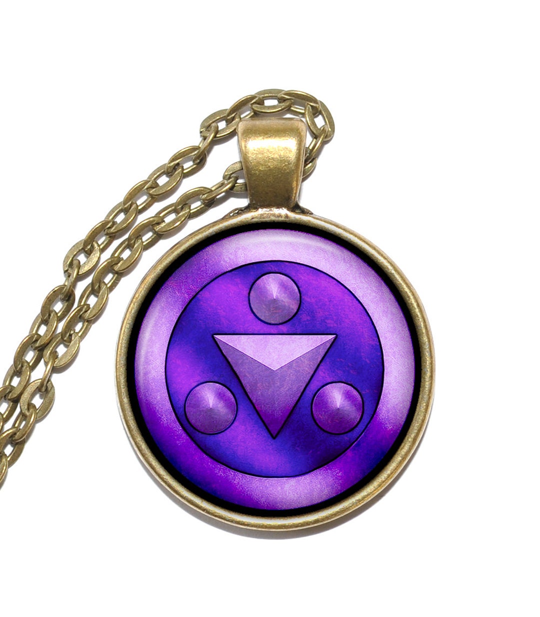 SHADOW MEDALLION Necklace, Legend of Zelda, Link, Ocarina of Time, Six ...