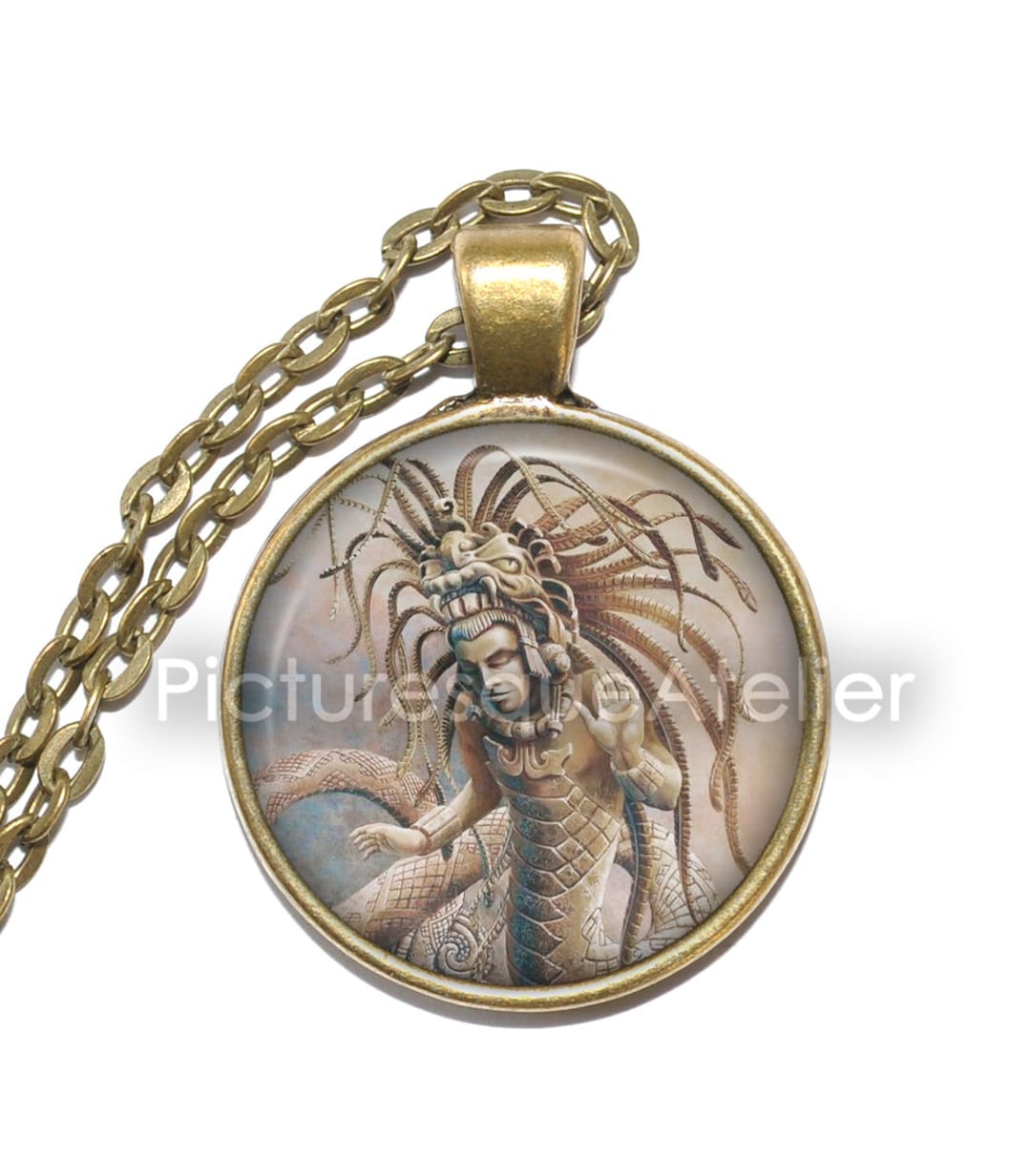 KUKULKAN Necklace, Creator God, God of Gods, Bringer of Rain, Bringer ...