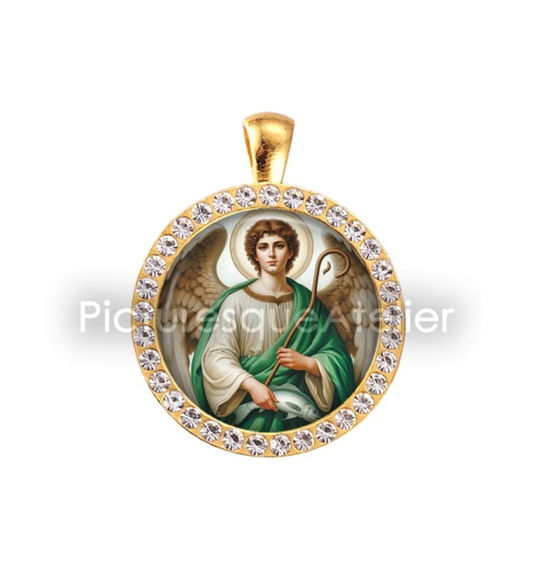 ARCHANGEL RAPHAEL Pendant, Angel of Healing, Angel of Protection ...