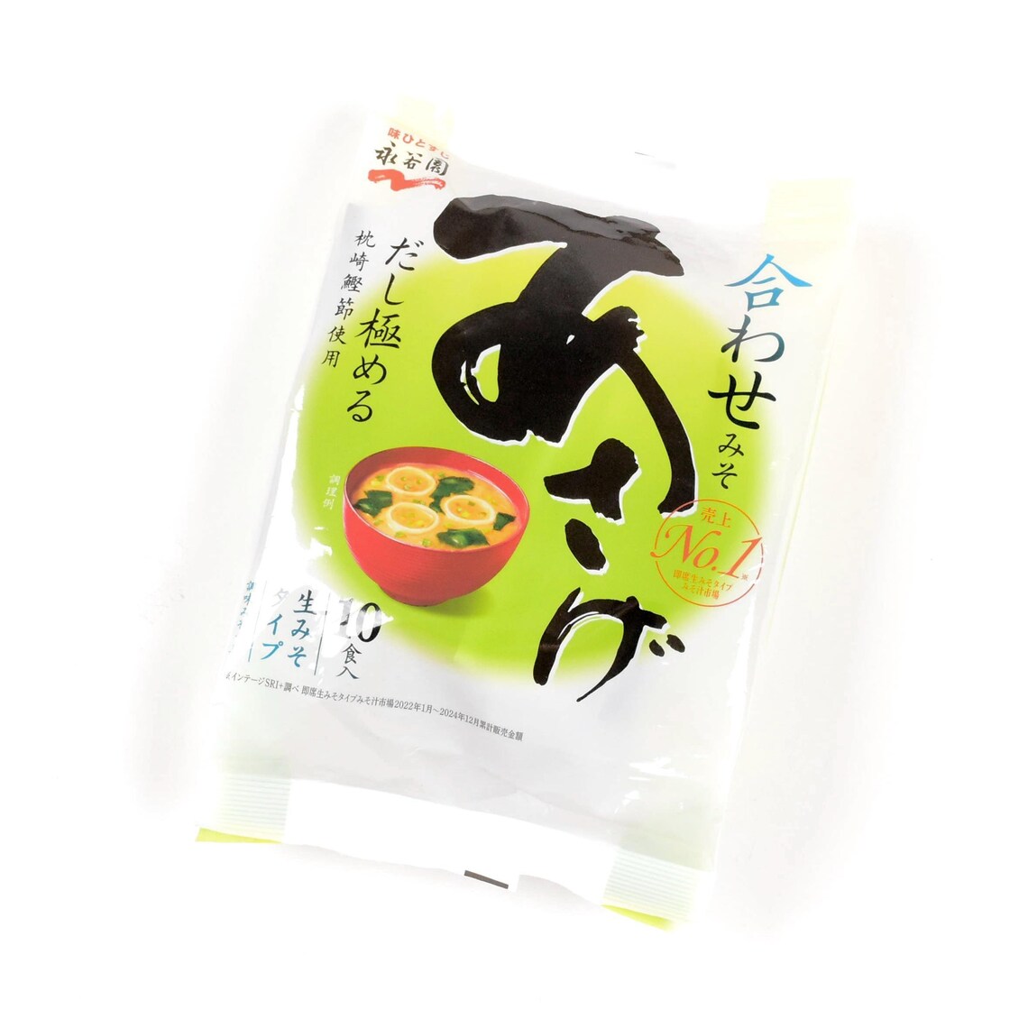 Nagatanien Asage Instant Miso Soup 10-Pack / Easy Meal Japan Food Gift ...