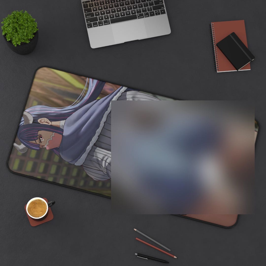 Anime Waifu Desk Mat, Large Gaming Mouse Pad, Otaku Desk Accessory - Etsy