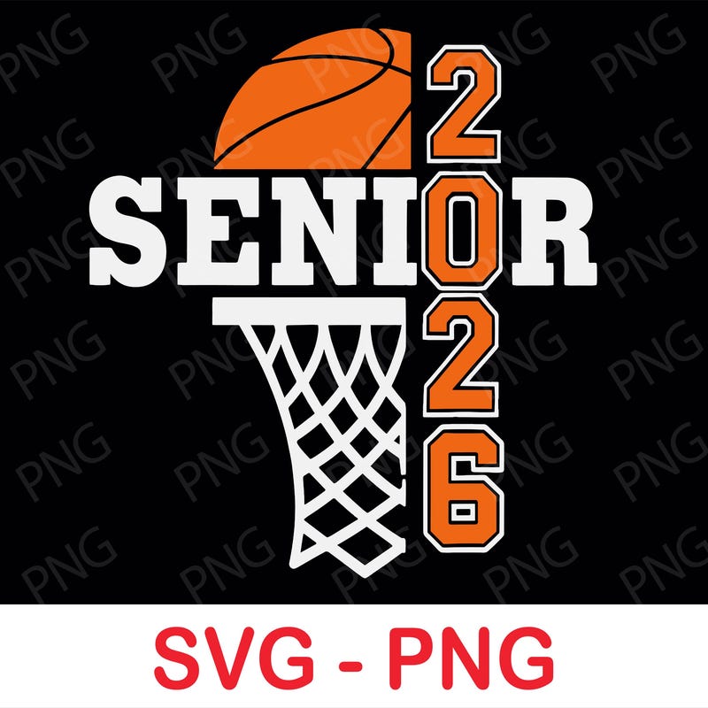 Senior Basketball Clipart - Etsy