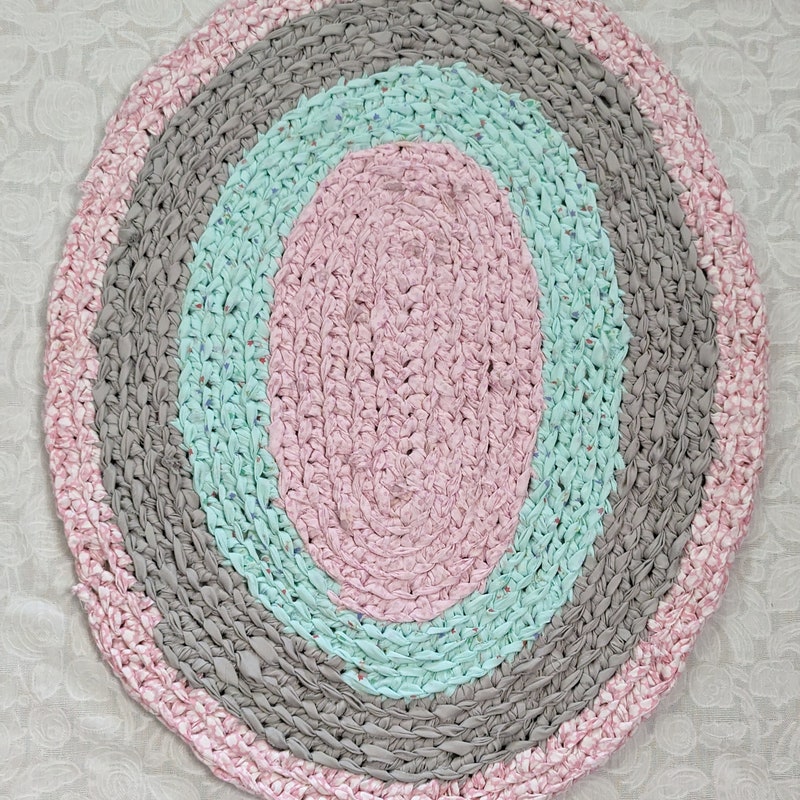 Oval Rag Rug - Etsy
