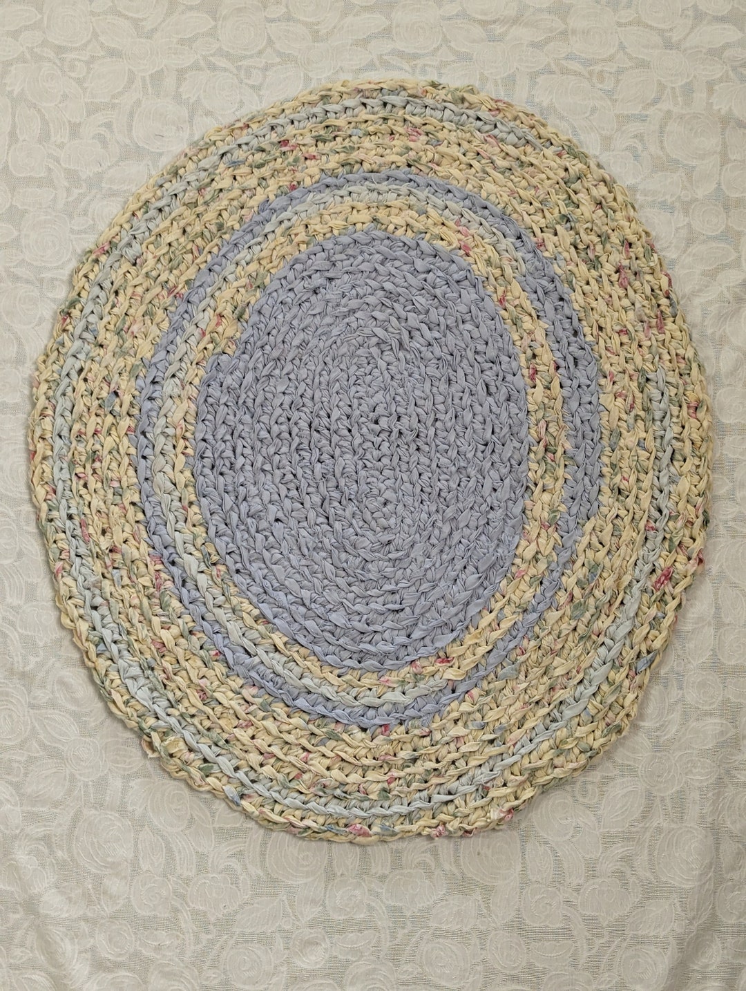 Crocheted Rag Rug - Etsy