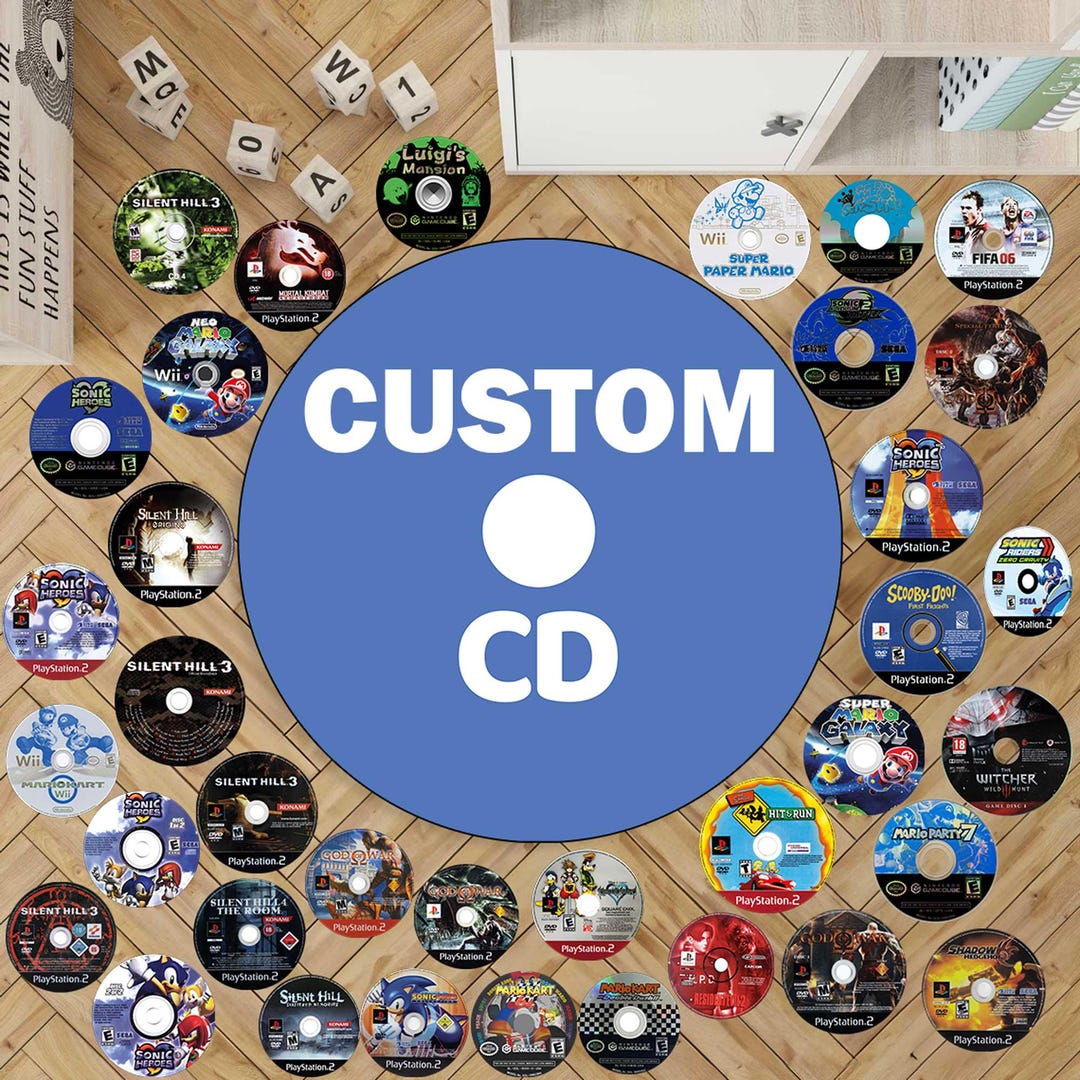 Your Custom CD, Custom CD Rug, Video Game Rug, CD Record, Hit Run ...