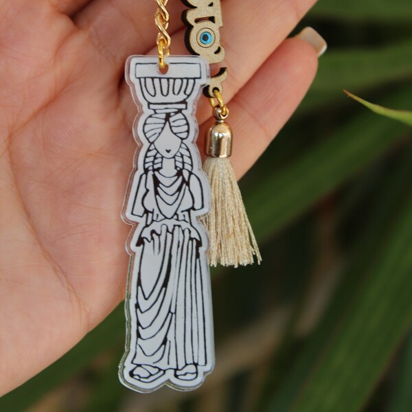 Greek Keychain - Etsy