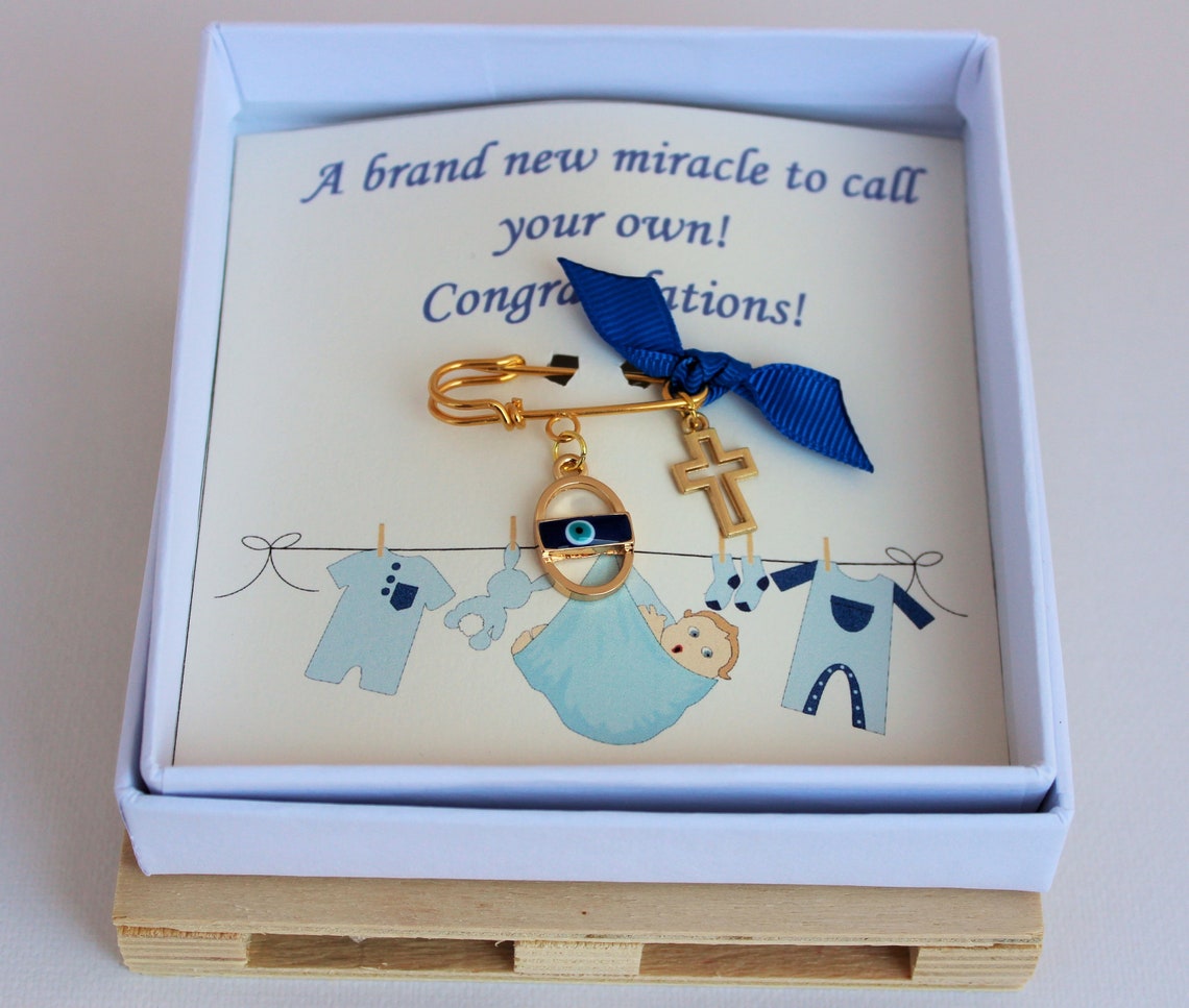 Baby Boy Pin Evil Eye Baby Pin Evil Eye Pin Stroller Pin - Etsy