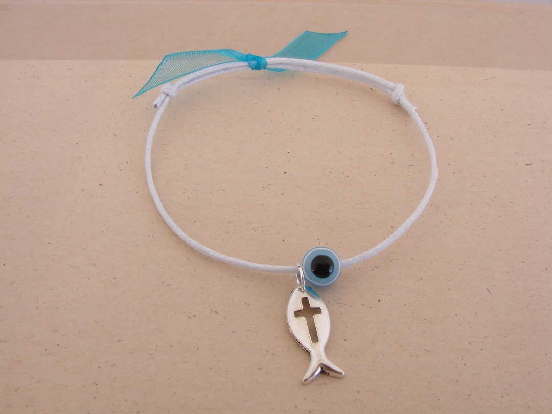 Boy Blue Evil Eye Witness Pin, Greek Orthodox Baptism, Boy Witness Pins ...