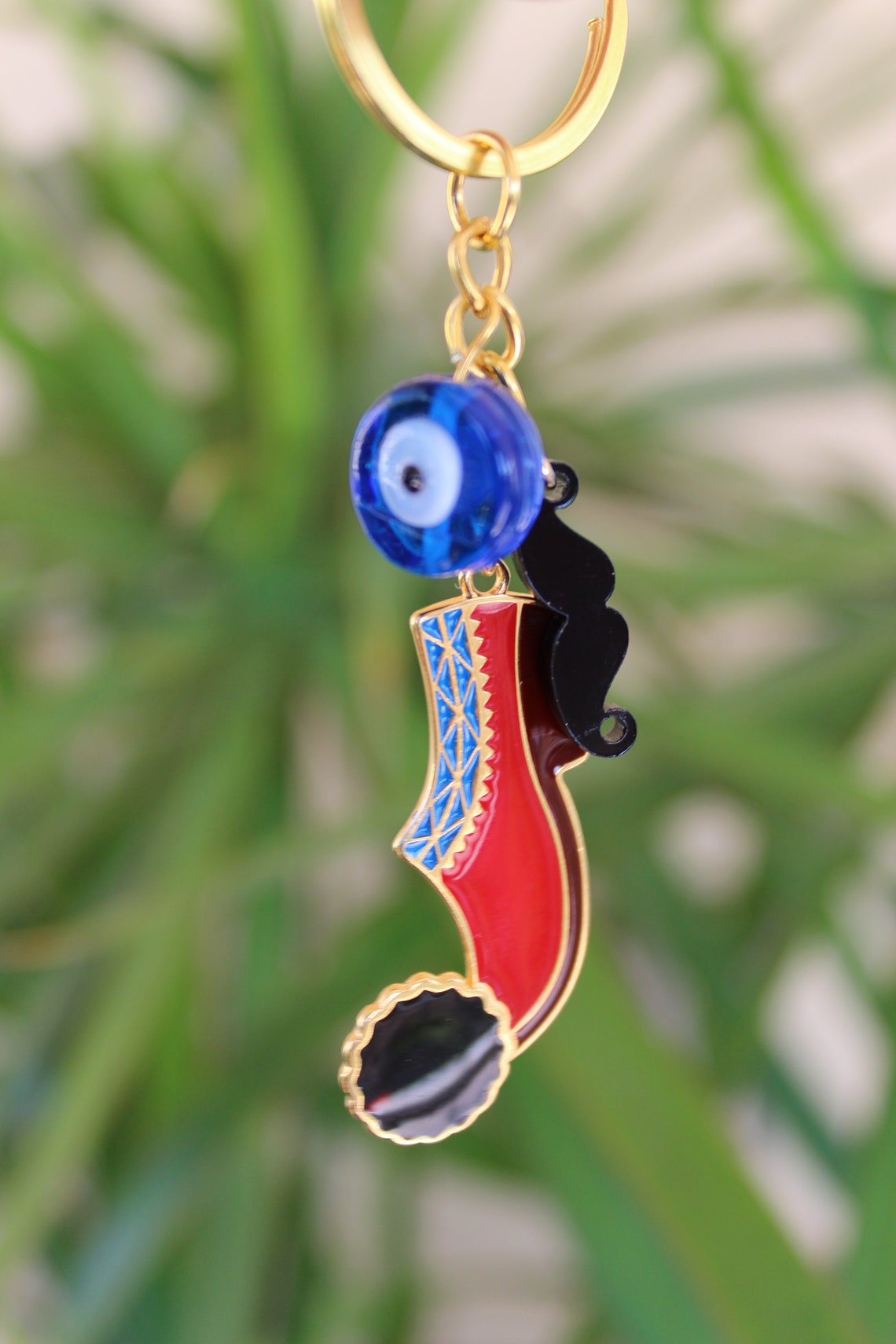 Tsarouxi Key Chain Greek Keychain Evil Eye Keychain Greek - Etsy