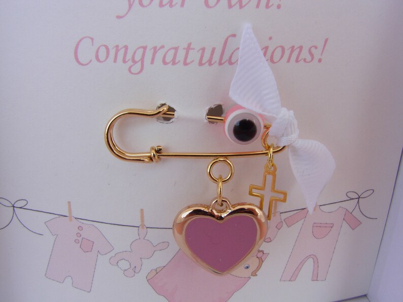 New Baby Girl Gift Pin Evil Eye Baby Pin Baby Gift Baby - Etsy