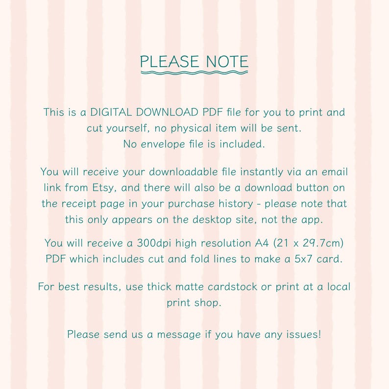 Printable Happy Birthday Card - Rainbow Text Greeting Card (instant ...